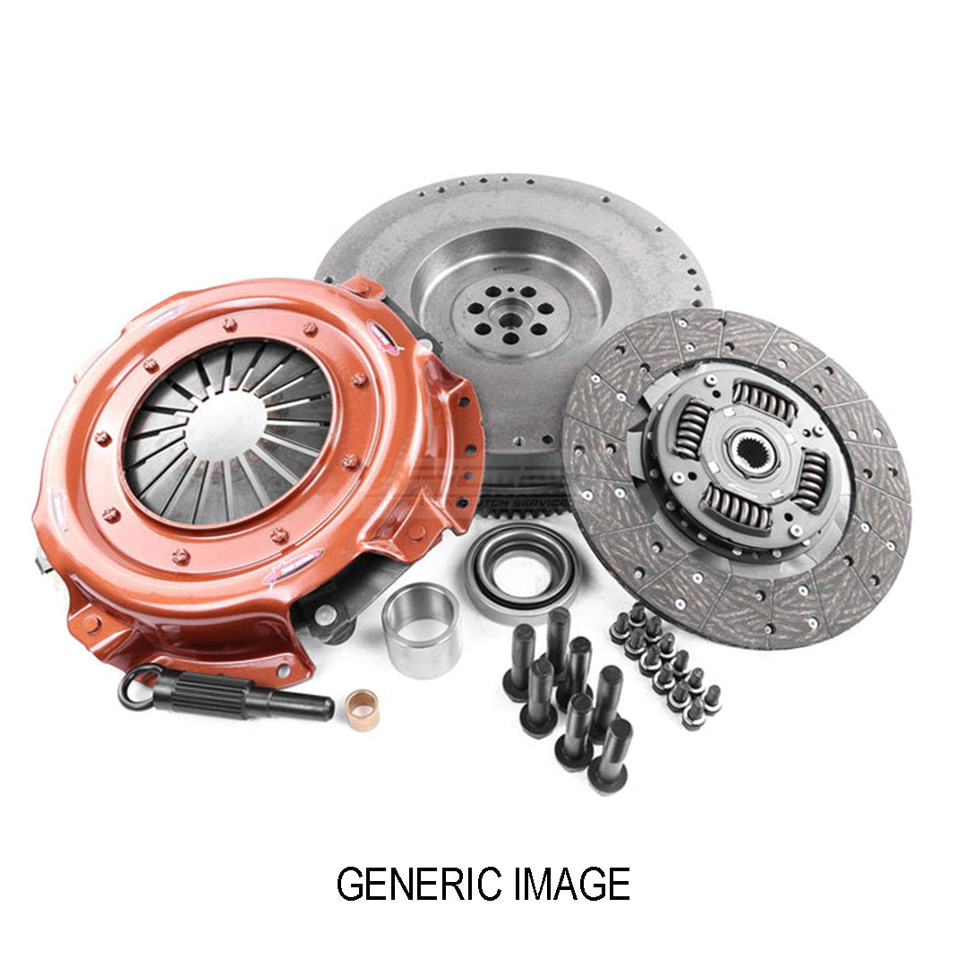 Xtreme Outback Extra Heavy Duty Sprung Organic Clutch Kit incl. Flywheel Mitsubishi Pajero Sport ...