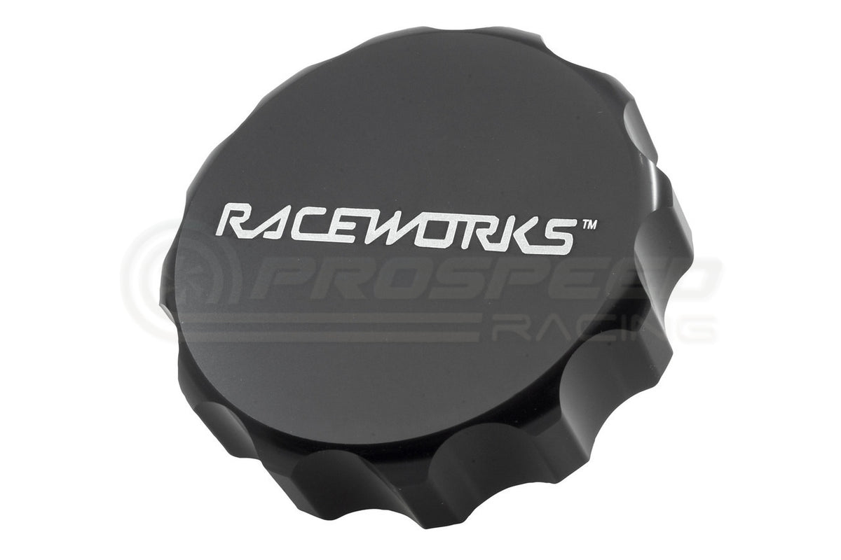 Raceworks Large Radiator Cover And 1.1BAR Cap Black ALY-067BK | Pro Speed Racing