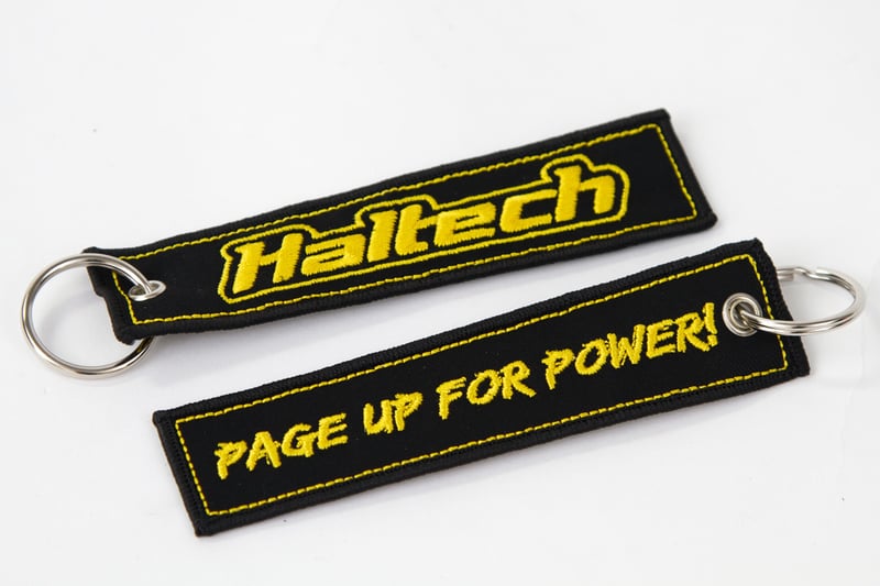 Haltech Fabric Keytag Black HT-309006 | Pro Speed Racing