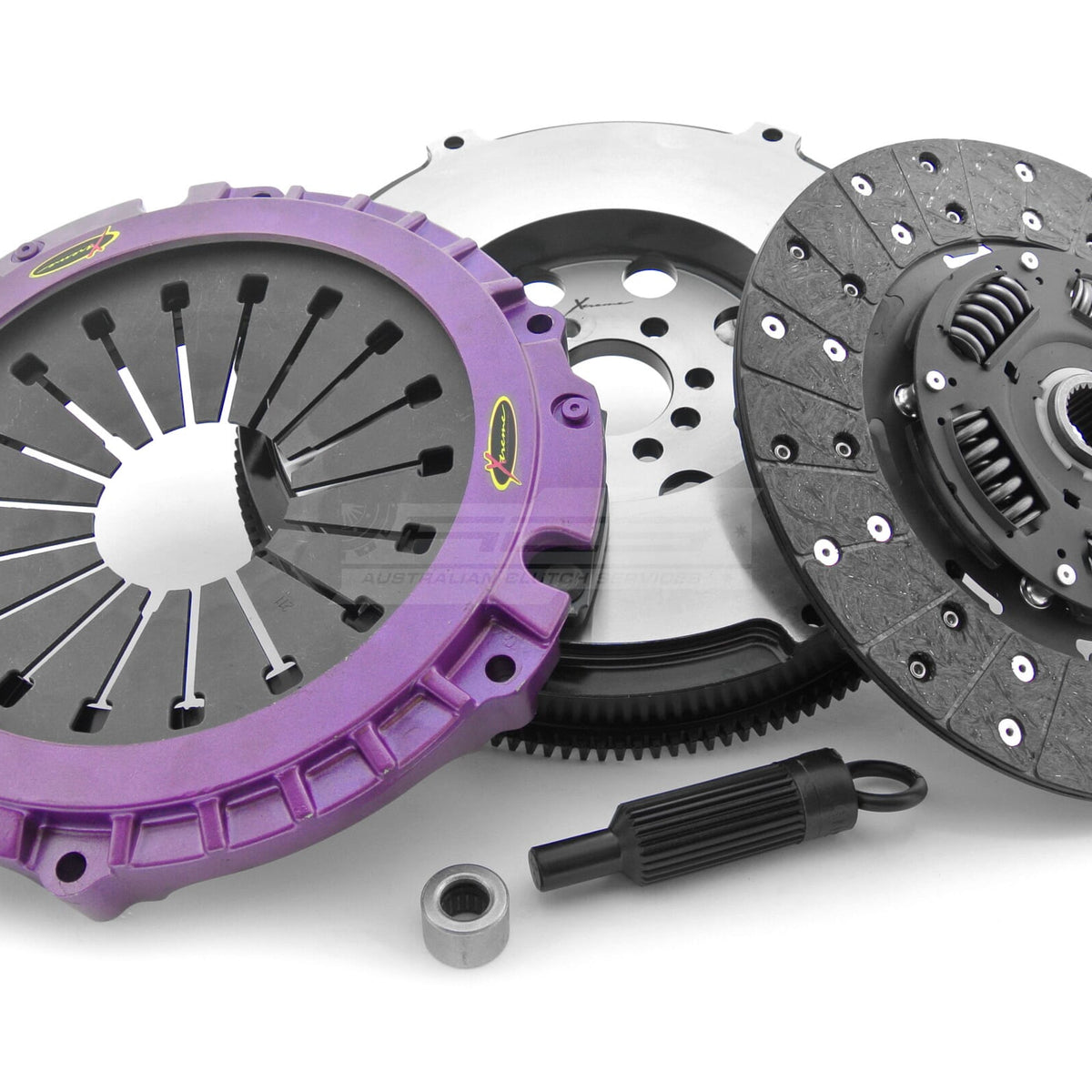 Xtreme Heavy Duty Sprung Organic Clutch Kit incl. SMF Chevrolet Corvette C4 LT1/LT4 5.7L V8 ...