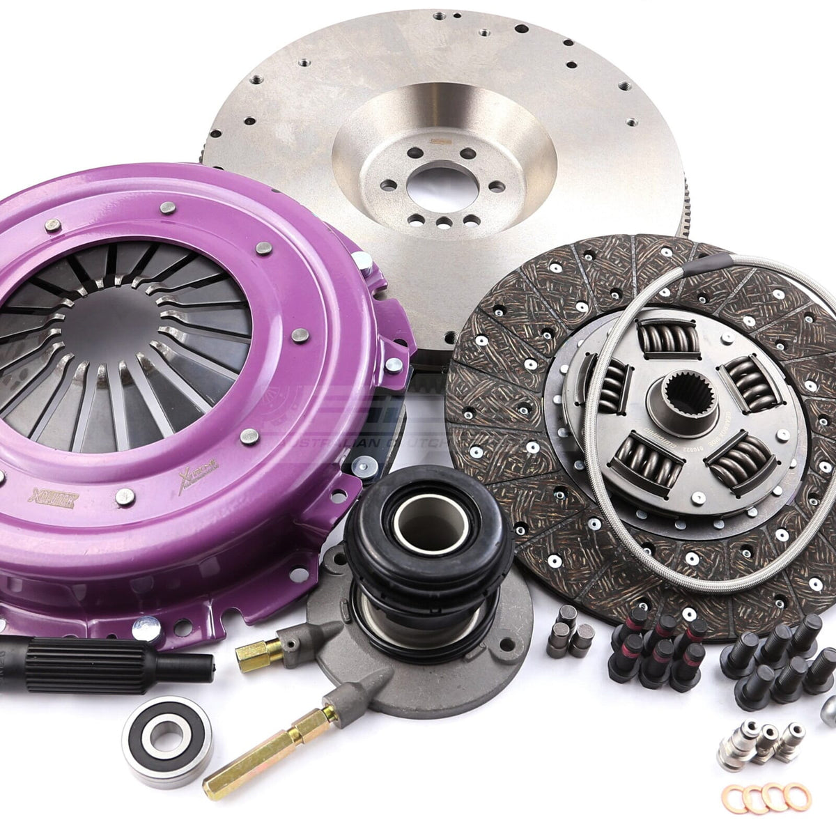 Xtreme Heavy Duty Sprung Organic Clutch Kit incl. SMF & CSC Holden Commodore/HSV VE, VF L77/LS3 ...