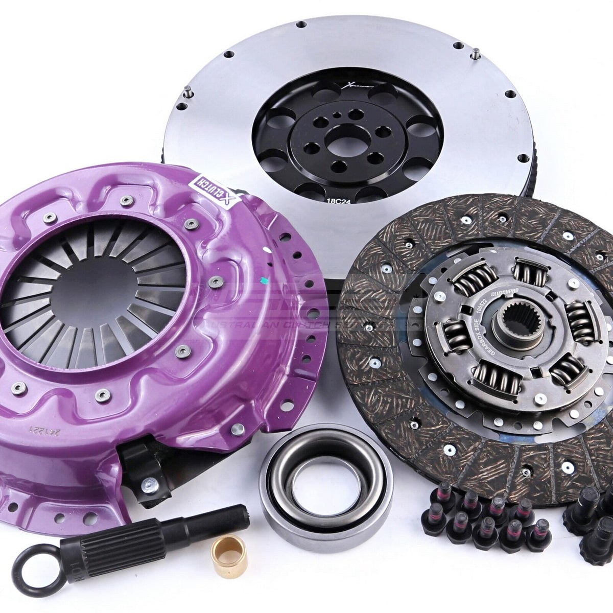 Xtreme Extra Heavy Duty Sprung Organic Clutch Kit incl. Flywheel Nissan Skyline GTS, GTS-T R32 ...