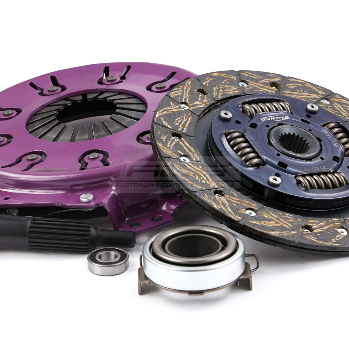 Xtreme Heavy Duty Sprung Organic Clutch Kit Toyota Corolla AE80, AE90/Starlet EP82, EP90, EP91 ...