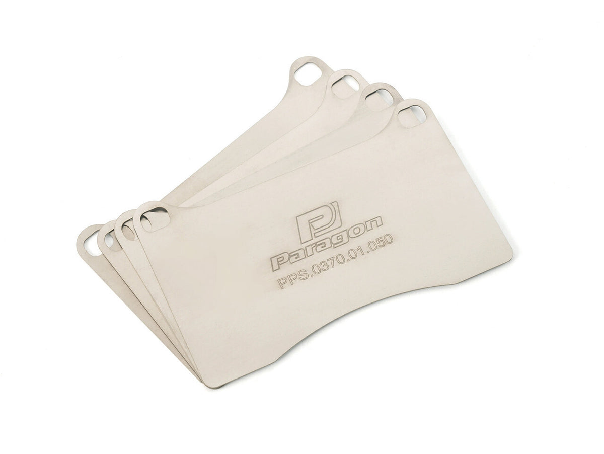 Paragon PPS370 Titanium Front Brake Pad Shims STI/Evo/SS-V/FK8 Type-R/BRZ/86 Brembo PPS.0370.01. ...