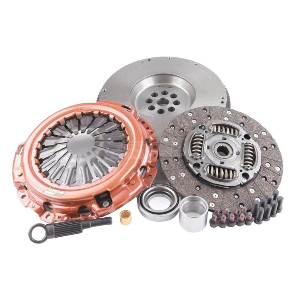 Xtreme Outback Heavy Duty Sprung Organic Clutch Kit incl. Flywheel & CSC Nissan Navara D40 ...
