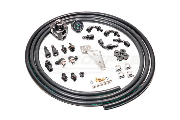 Radium Parallel Fuel Rail Plumbing Kit w/DMR RA Regulator - Subaru WRX ...