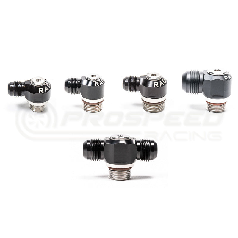 Radium V2 AN ORB to AN Male Flare Low Profile Swivel Banjo Fitting 20 ...