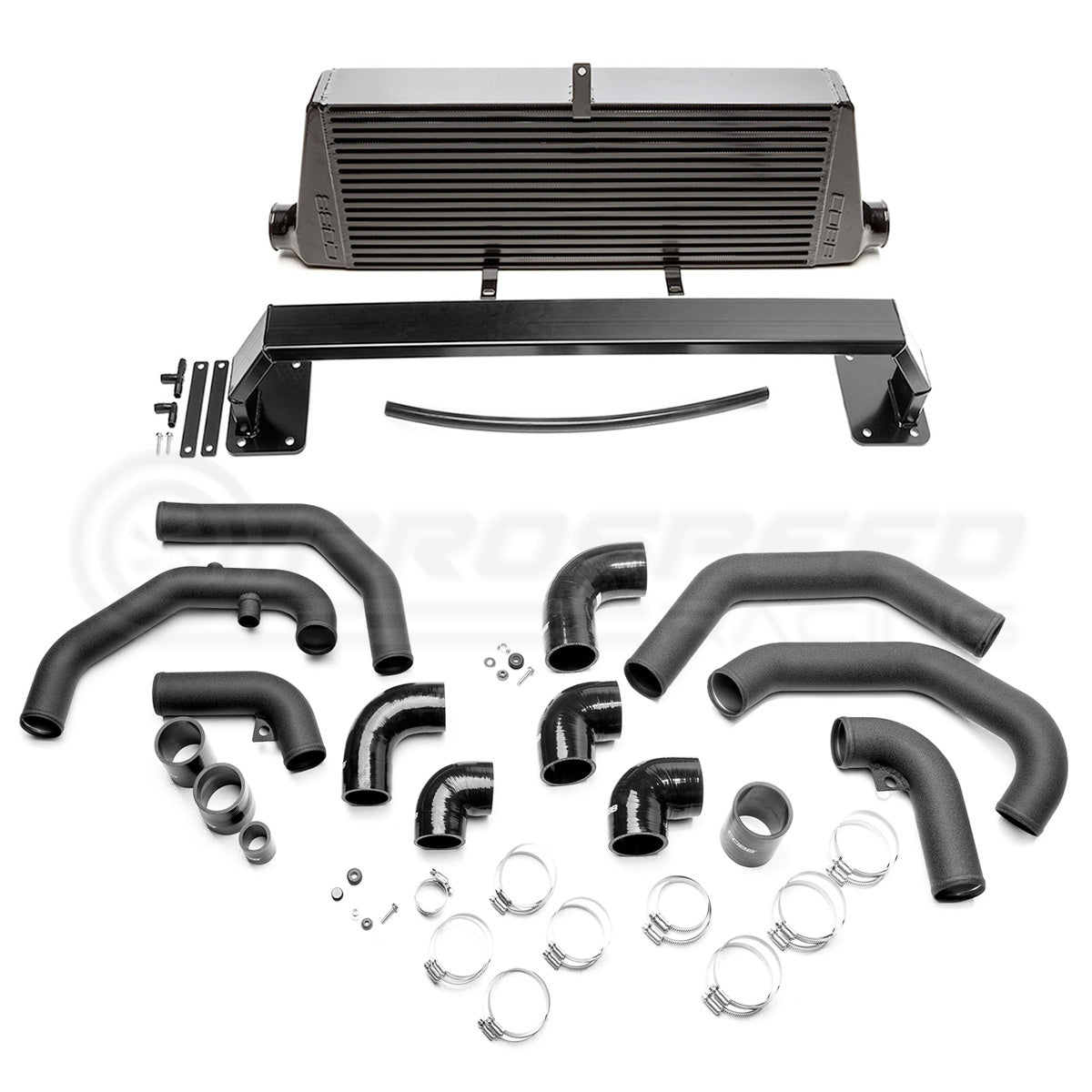 Cobb Tuning Front Mount Intercooler Kit Black Subaru STI 11-14 715500 ...