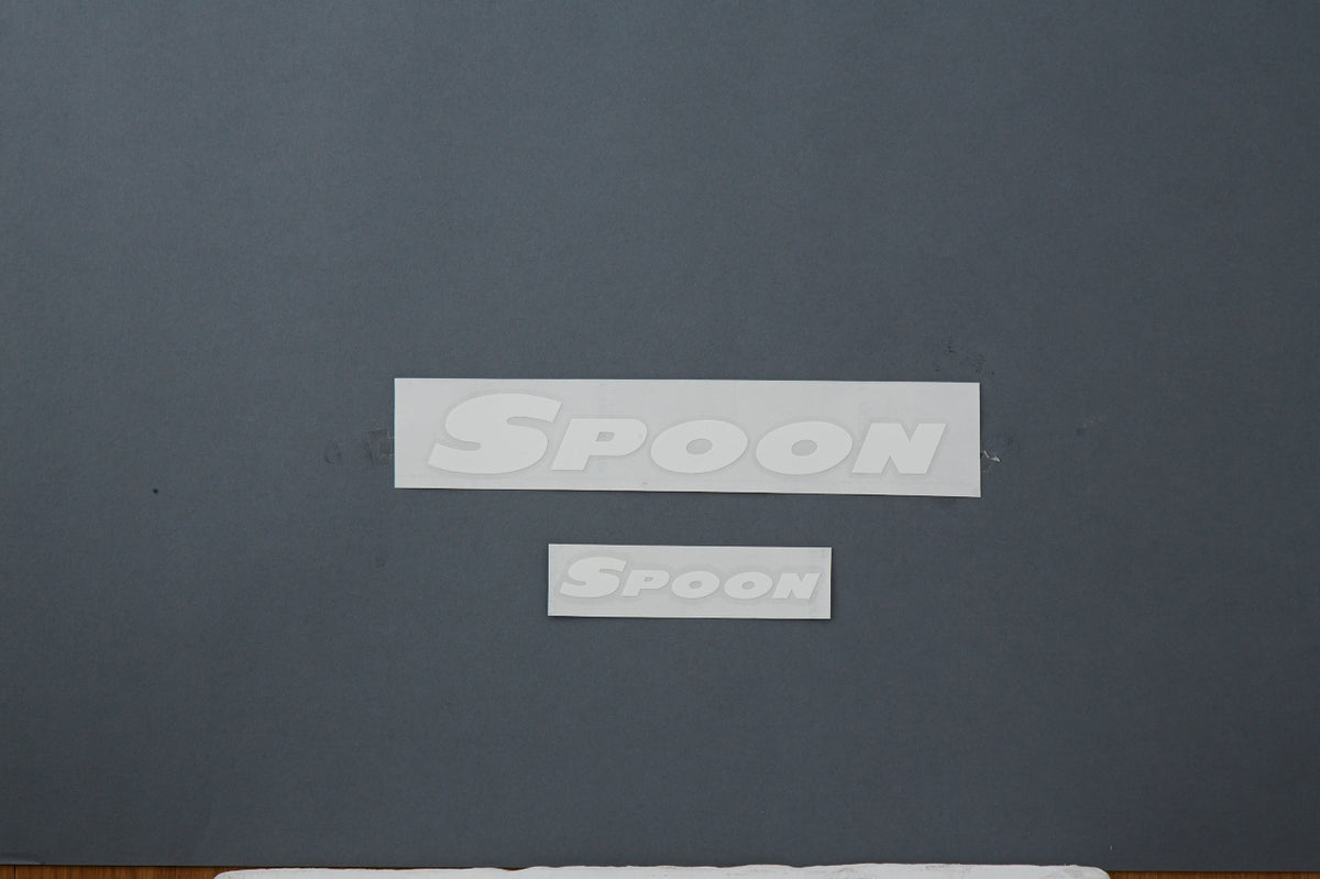 Spoon Sports Team Sticker White Kit 100/200mm ALL-90000-W00 | Pro Speed ...