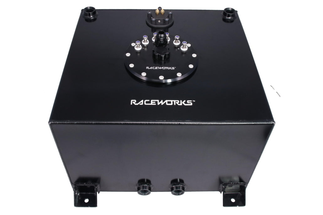 Raceworks Fuel Cell Flat Bottom with Internal Baffles - 57L (15 Gallon ...