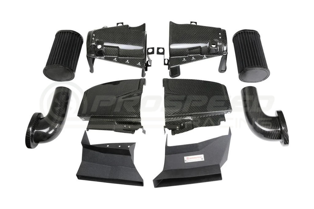 Armaspeed Carbon Fibre Intake w/Aluminium Air Ducts - Mercedes AMG S63 ...