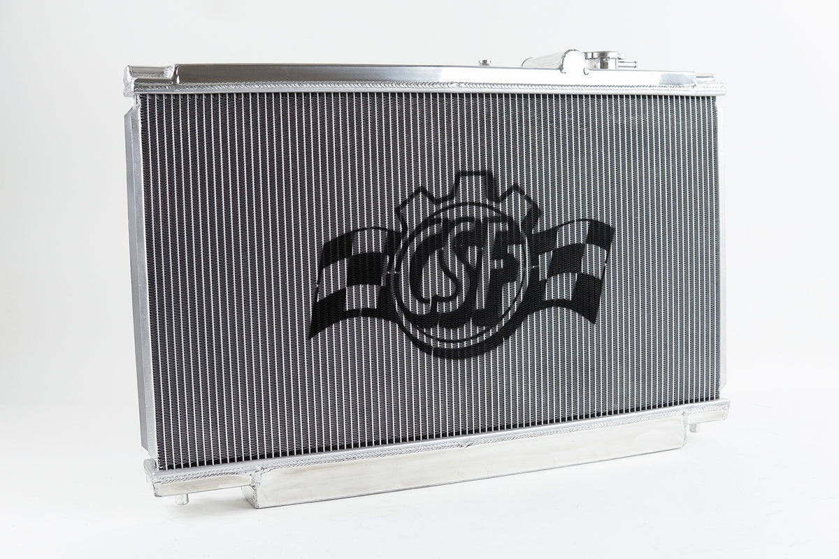 CSF Racing 2-Row 42mm Race Spec Aluminium Radiator - Toyota Supra JZA80 ...