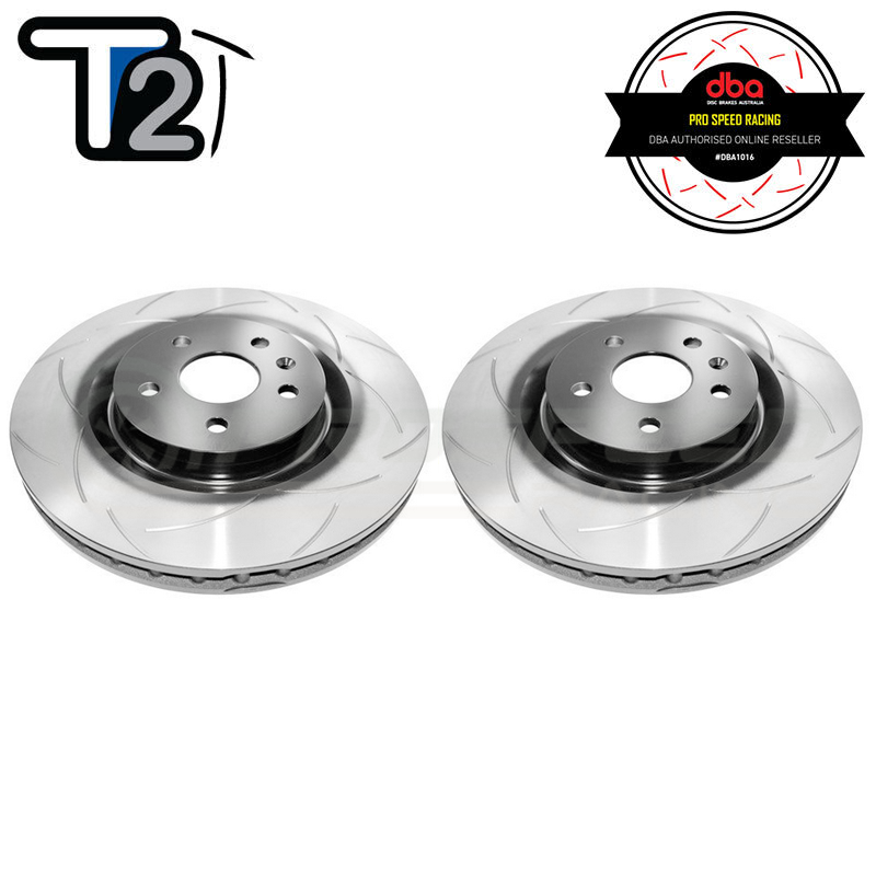 DBA T2 Series Slotted Front Rotors PAIR - Holden Commodore SS-V Redline ...