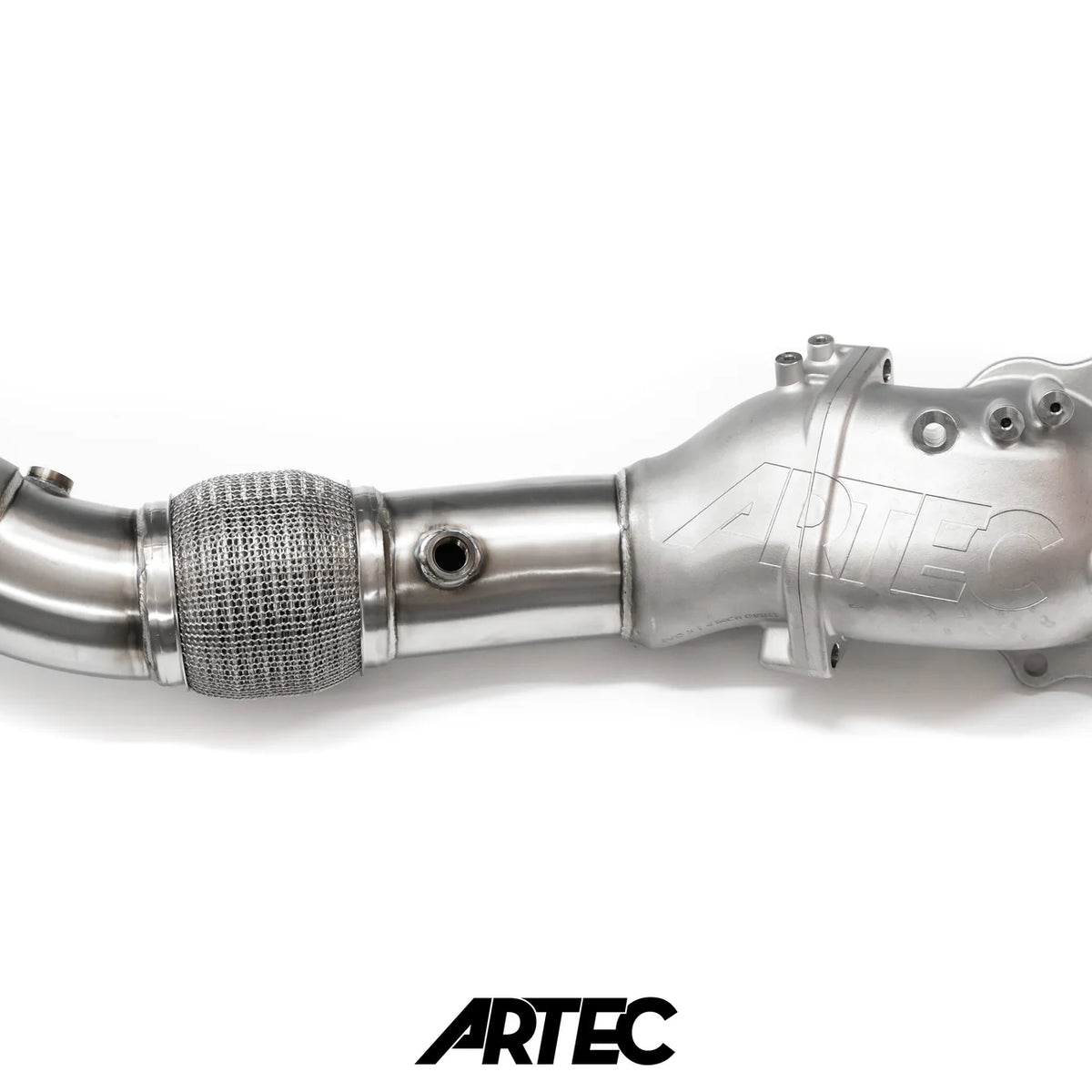 Artec V1 3.5" Cast Dump + Front Pipe Mitsubishi Lancer Evolution X CT4A ...