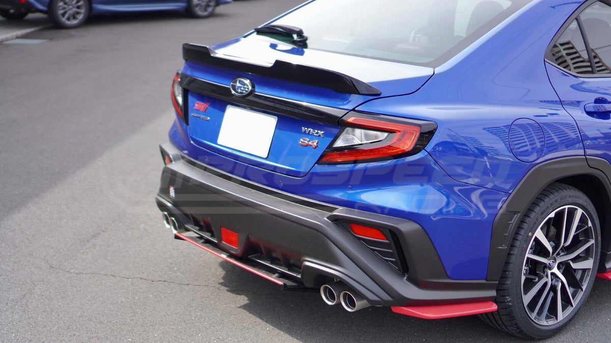 STI Genuine Cherry Blossom Rear Side Spoiler Skirts | Pro Speed Racing