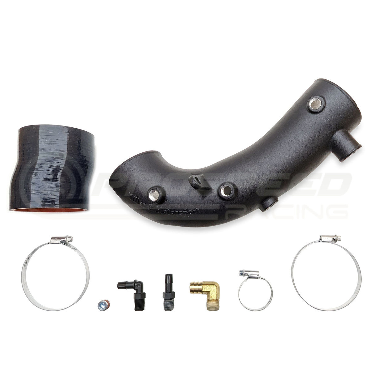 Killer B Cast Aluminium Turbo Inlet Suit FP 84mm Turbo - Subaru WRX 01 ...