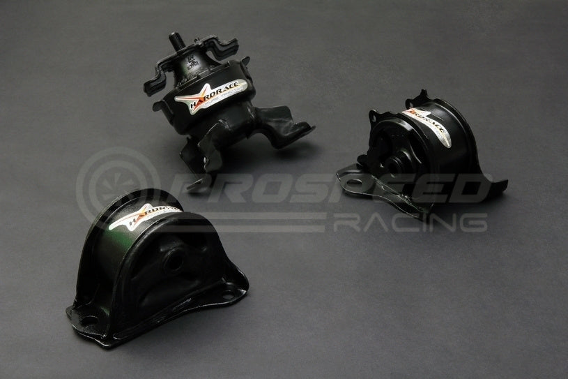 Hardrace Hardened Engine Mount 3Pcs Set - Honda Civic, EK3/4/5/9, EJ6/7 ...