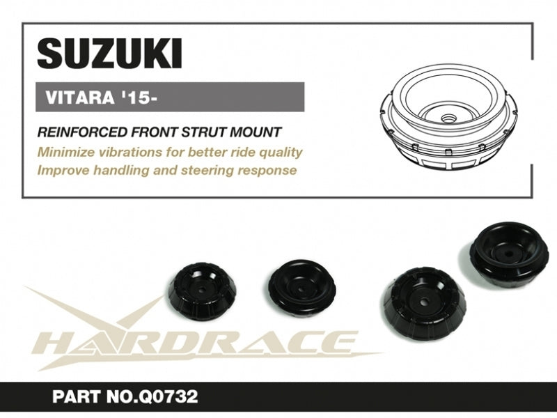 Hardrace Front Reinforced Strut Mounts - Suzuki Swift ZX32 11-17/SX4 06 ...