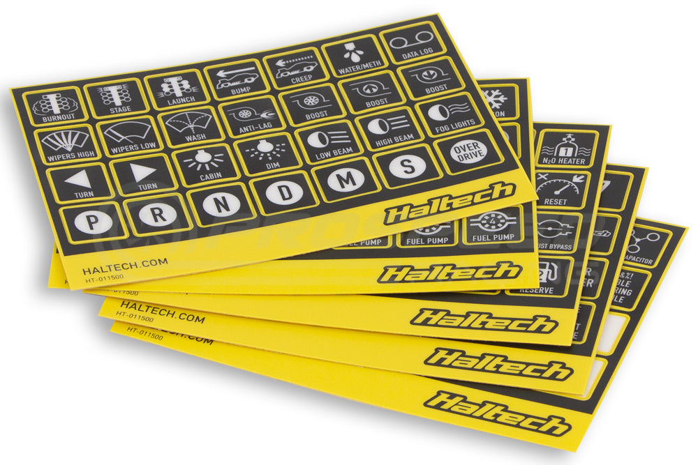 Haltech CAN Keypad Label Set HT-011500 | Pro Speed Racing