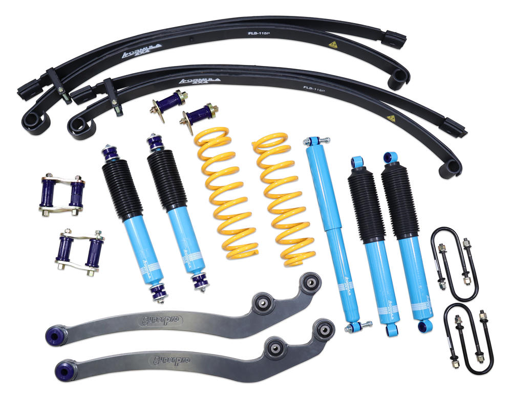 SuperPro Formula 4x4 Premium Big Bore 2" Lift Kit 50mm Toyota ...