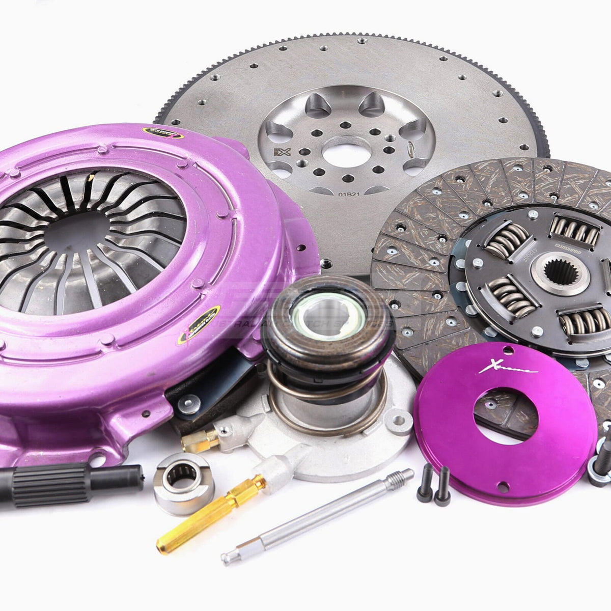 Xtreme Heavy Duty Sprung Organic Clutch Kit incl. Flywheel & CSC Ford ...