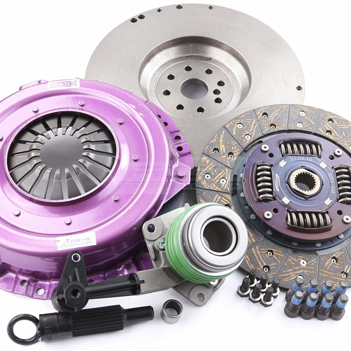 Xtreme Heavy Duty Sprung Organic Clutch Kit incl. SMF & CSC Holden ...