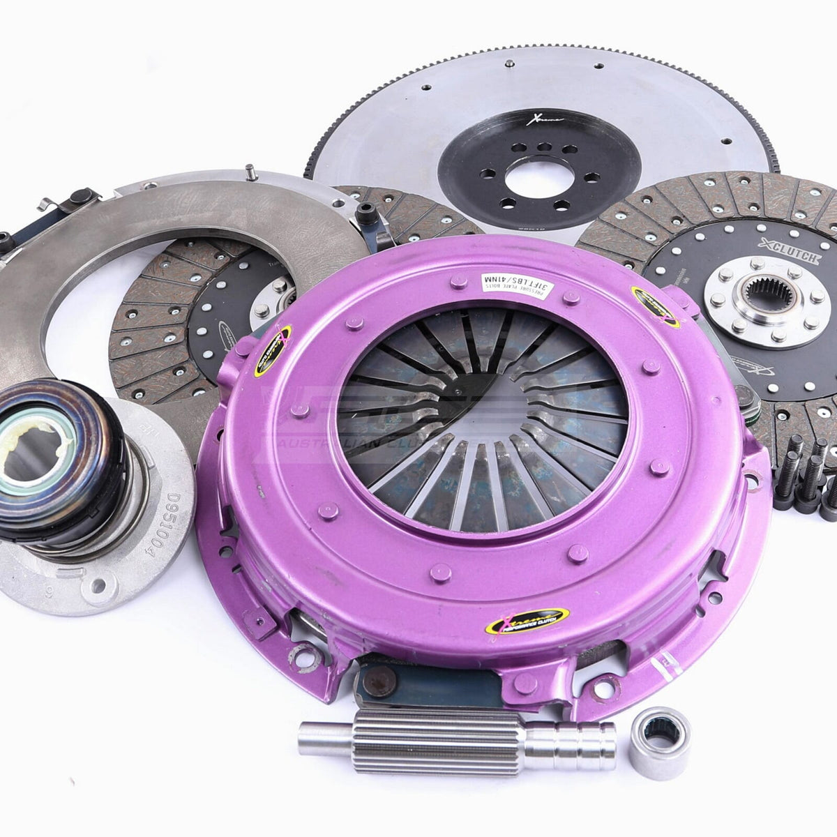 Xtreme 270mm Twin Plate Solid Organic Clutch Kit incl. Flywheel & CSC ...