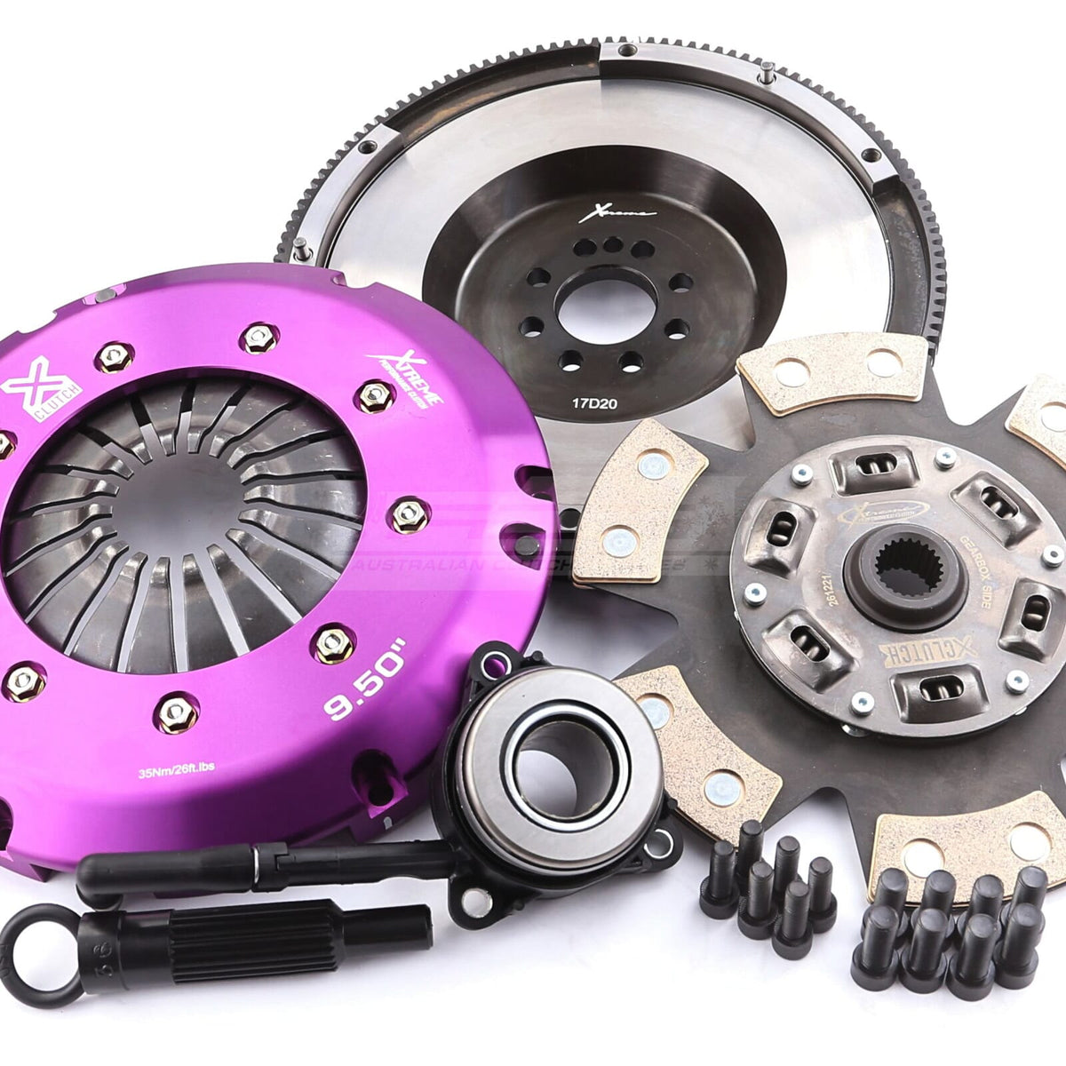 Xtreme Performance Race Sprung Ceramic Clutch Kit incl. SMF & CSC Audi ...