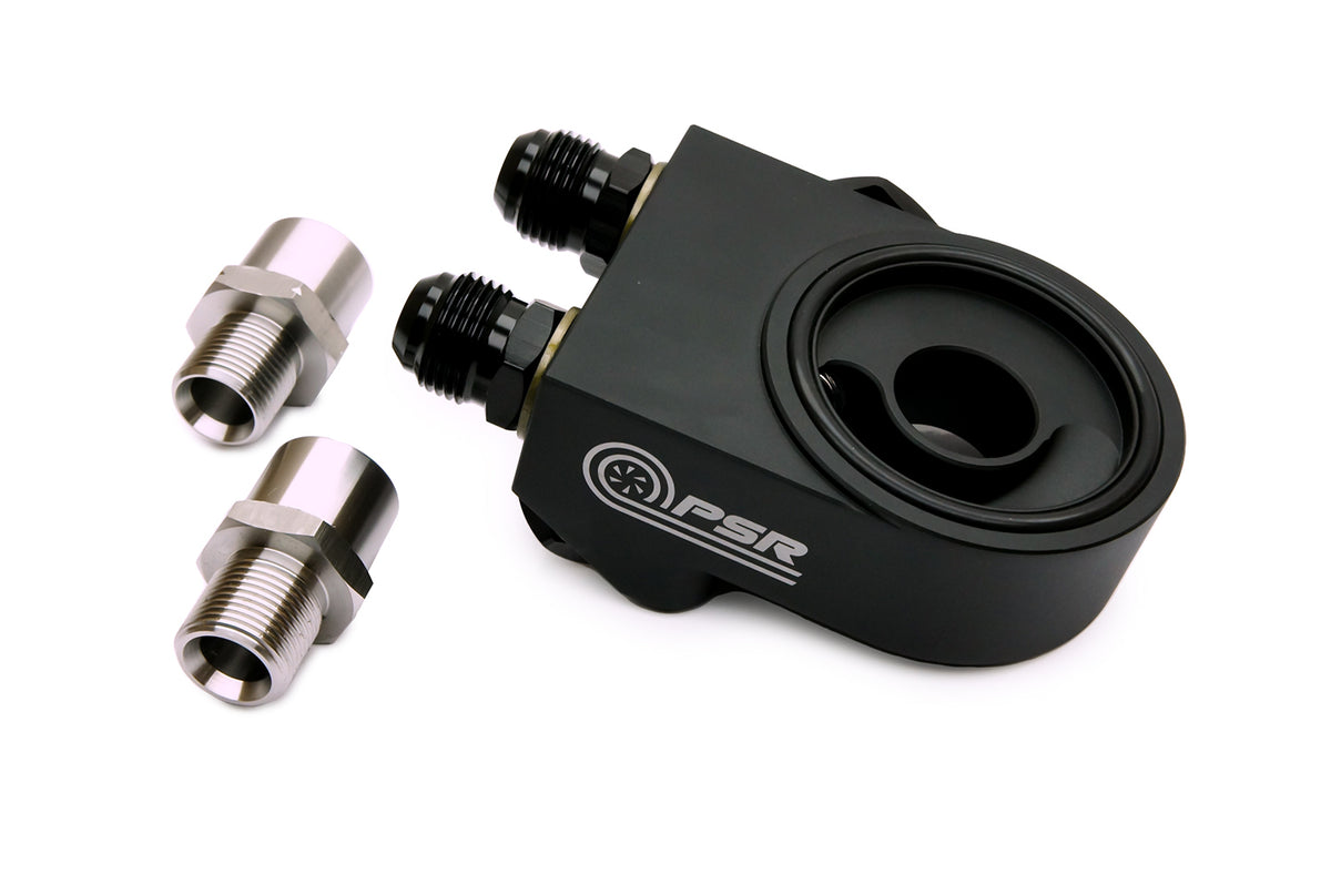 PSR Thermostatic 4-Port Oil Cooler Sandwich Plate w/10AN Fittings PSR ...