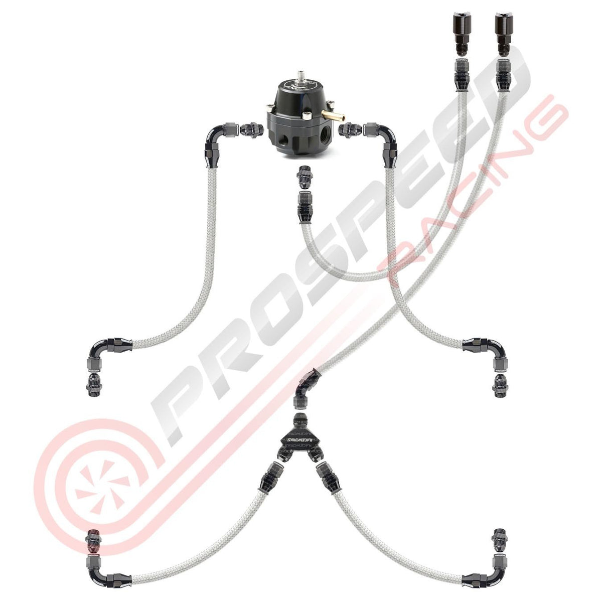 PSR/Raceworks 200-Series Parallel Fuel Rail Kit - Subaru WRX/STI/FXT/L ...