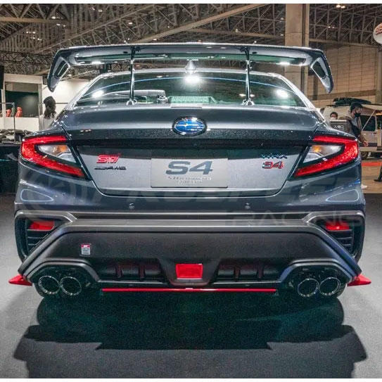 PSR Carbon Fibre STI Style Rear Diffuser - Subaru WRX VB Sedan 22 ...