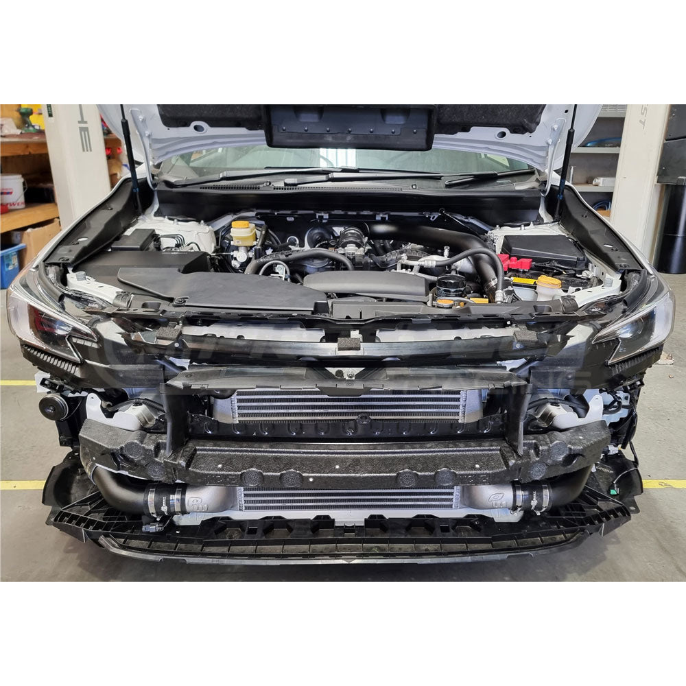 Process West Front Mount Intercooler Kit w/Black Core - Subaru WRX VB ...