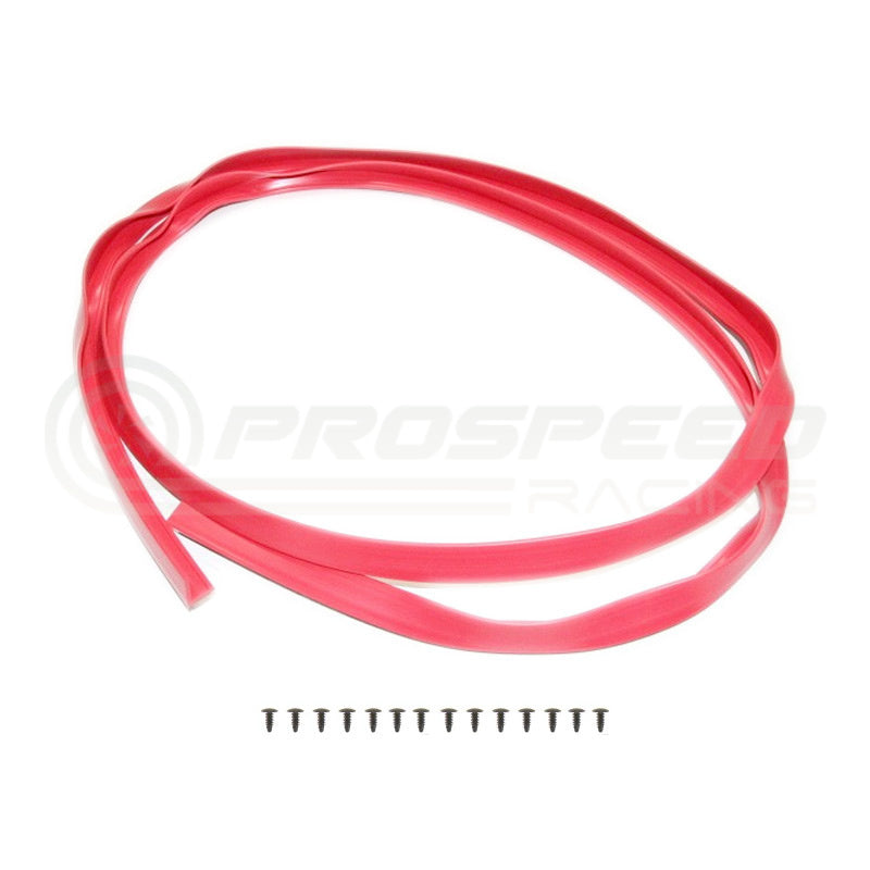 STI Genuine Cherry Blossom Red Front Skirt - Subaru WRX & STI 15-21 (w ...
