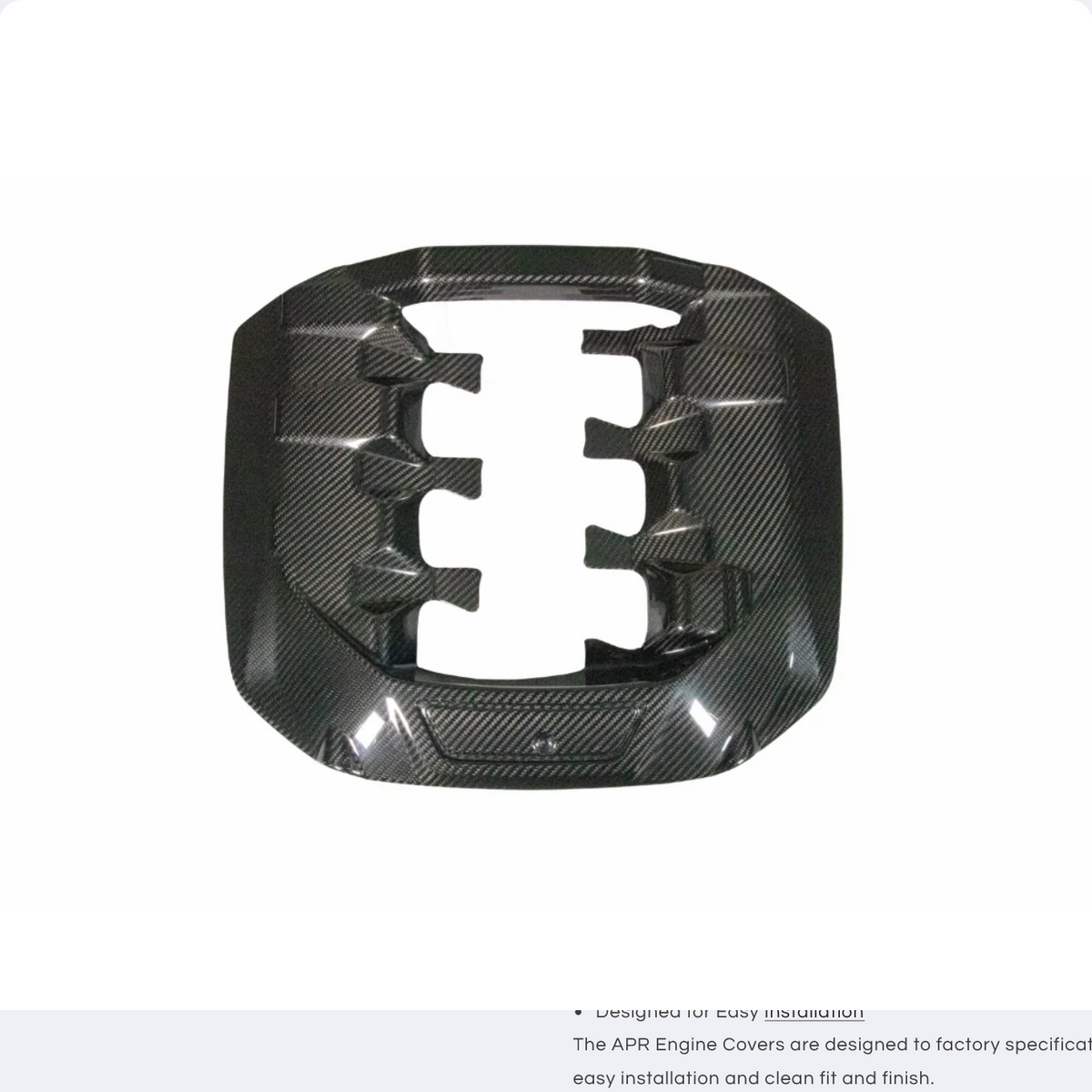 APR Performance Carbon Fibre Engine Cover Ford Mustang FO 24+ CBE ...