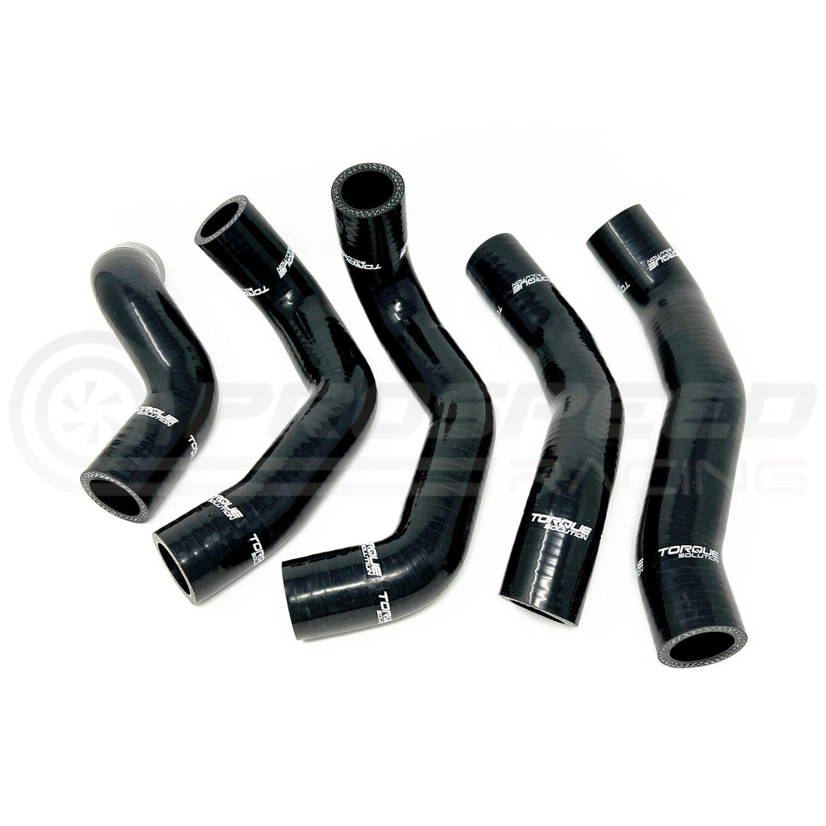 Torque Solution Silicone Radiator Hose Kit Black - Hyundai Veloster ...