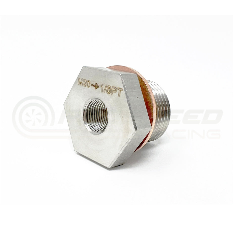 Torque Solution Stainless Steel Sensor Adaptor Plug - M20x1.5 to 1/8 ...