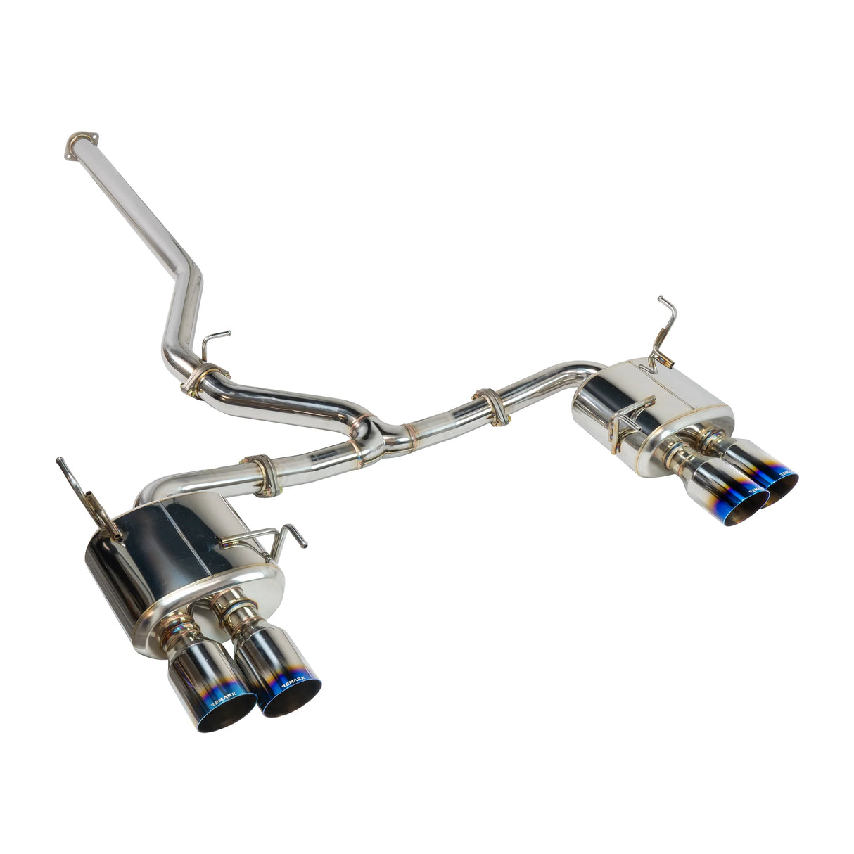 Remark Sports Touring Non-Resonated Cat Back Exhaust System Subaru WRX ...