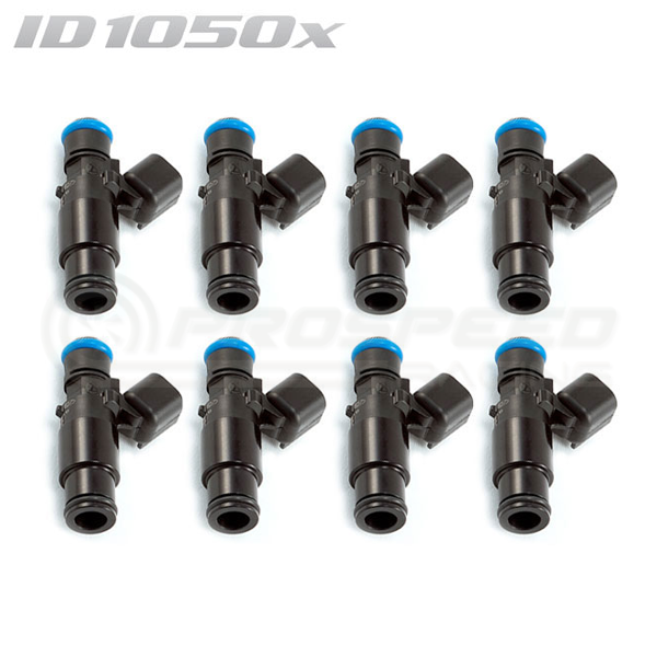 Injector Dynamics ID1050-XDS 48mm Injectors Set of 8 w/14mm Top & 14mm ...